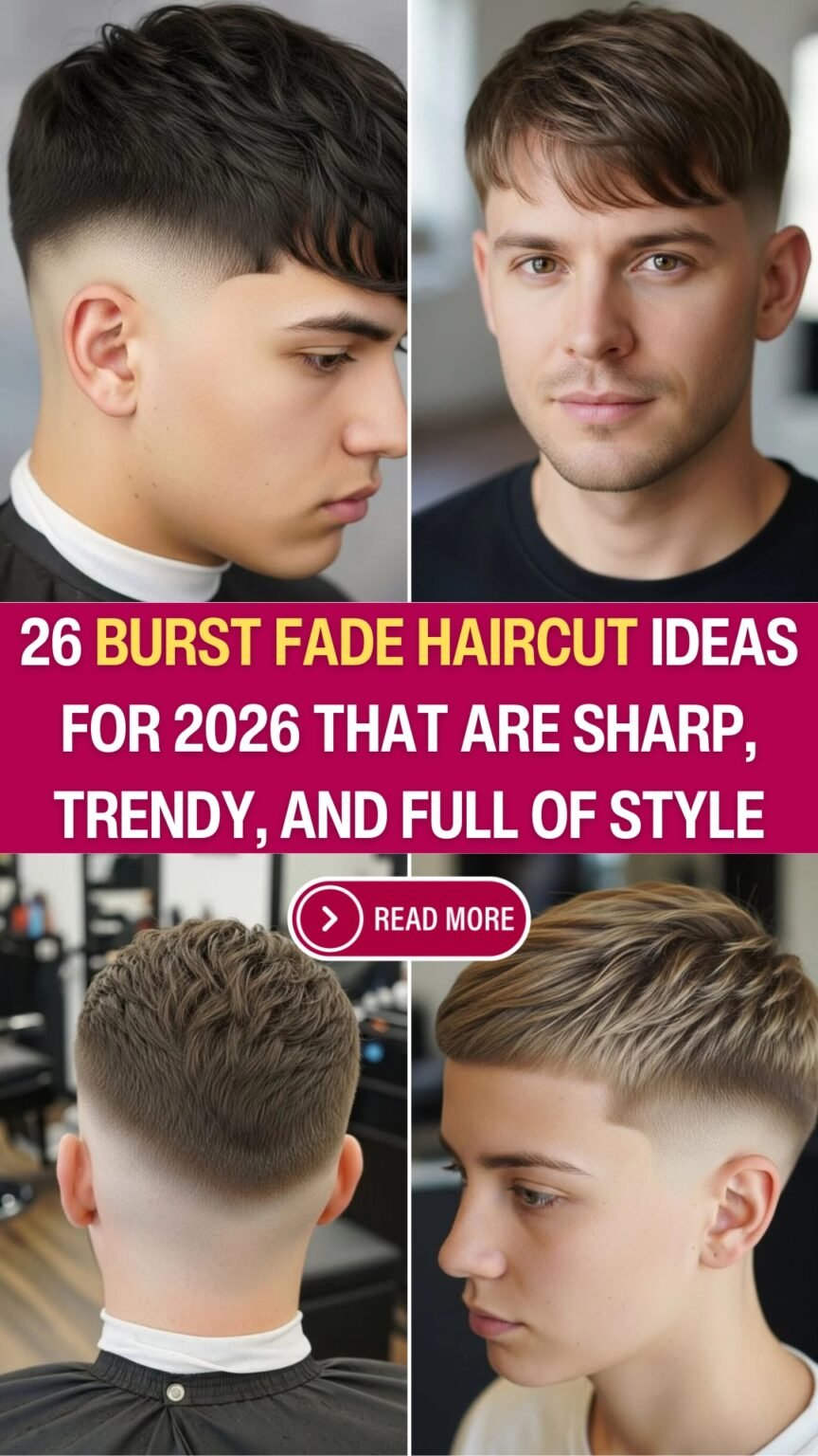 26 Burst Fade Haircut Ideas For 2026 – The Mom Beauty