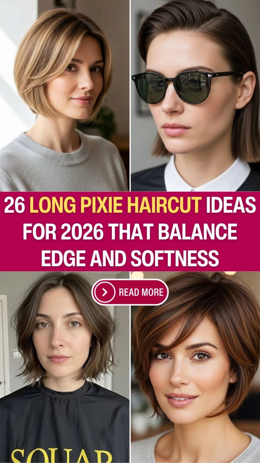 26 Long Pixie Haircut Ideas For 2026 – The Mom Beauty