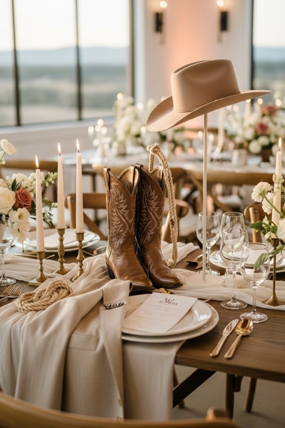 Elegant Western Weddings Prove You Can Have Boots and Bouquets and ...