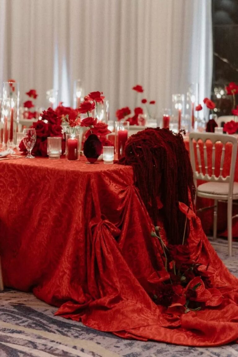 Red Weddings Are Passionate and Bold and These Ideas Show Exactly How ...