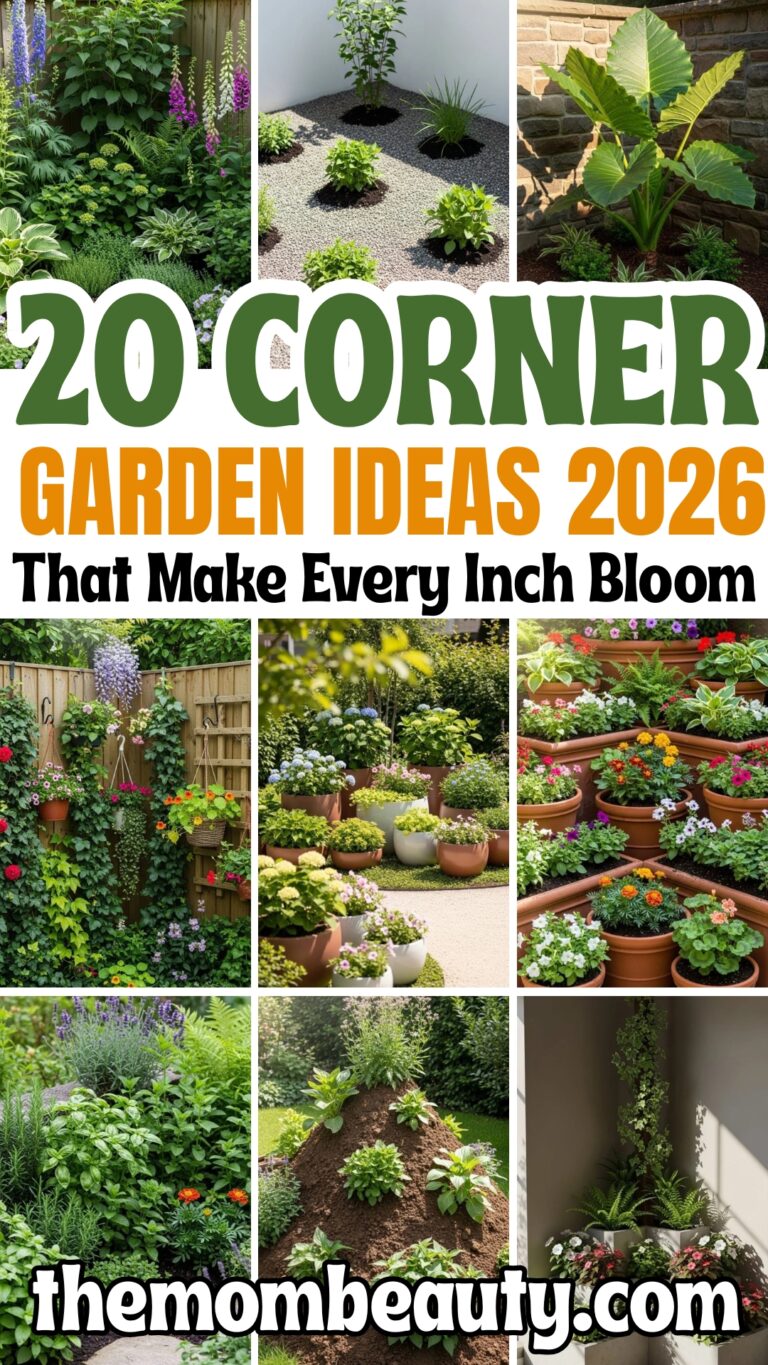 20 Corner Garden Ideas For 2026 – The Mom Beauty