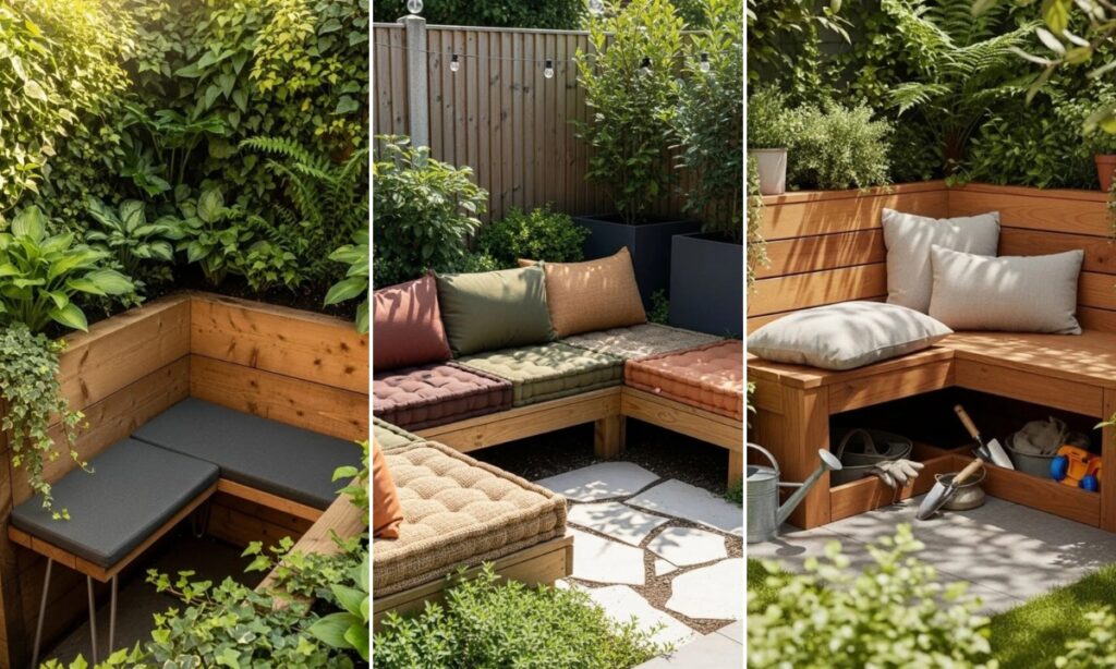 Garden Corner Seating Ideas That Turned My Most Neglected Outdoor Spot ...