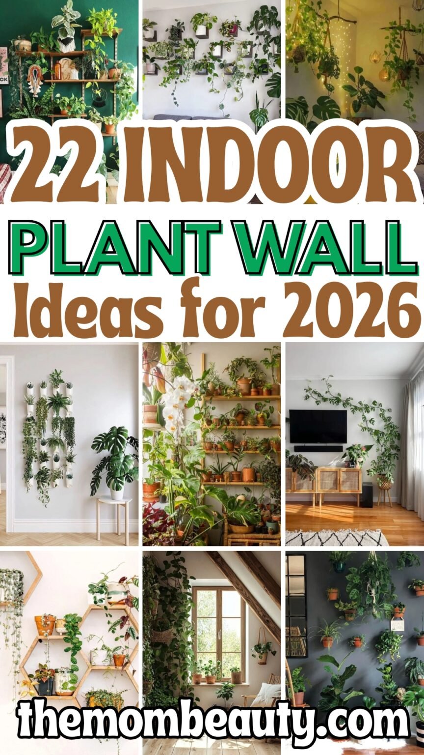 22 Indoor Plant Wall Ideas For 2026 – The Mom Beauty
