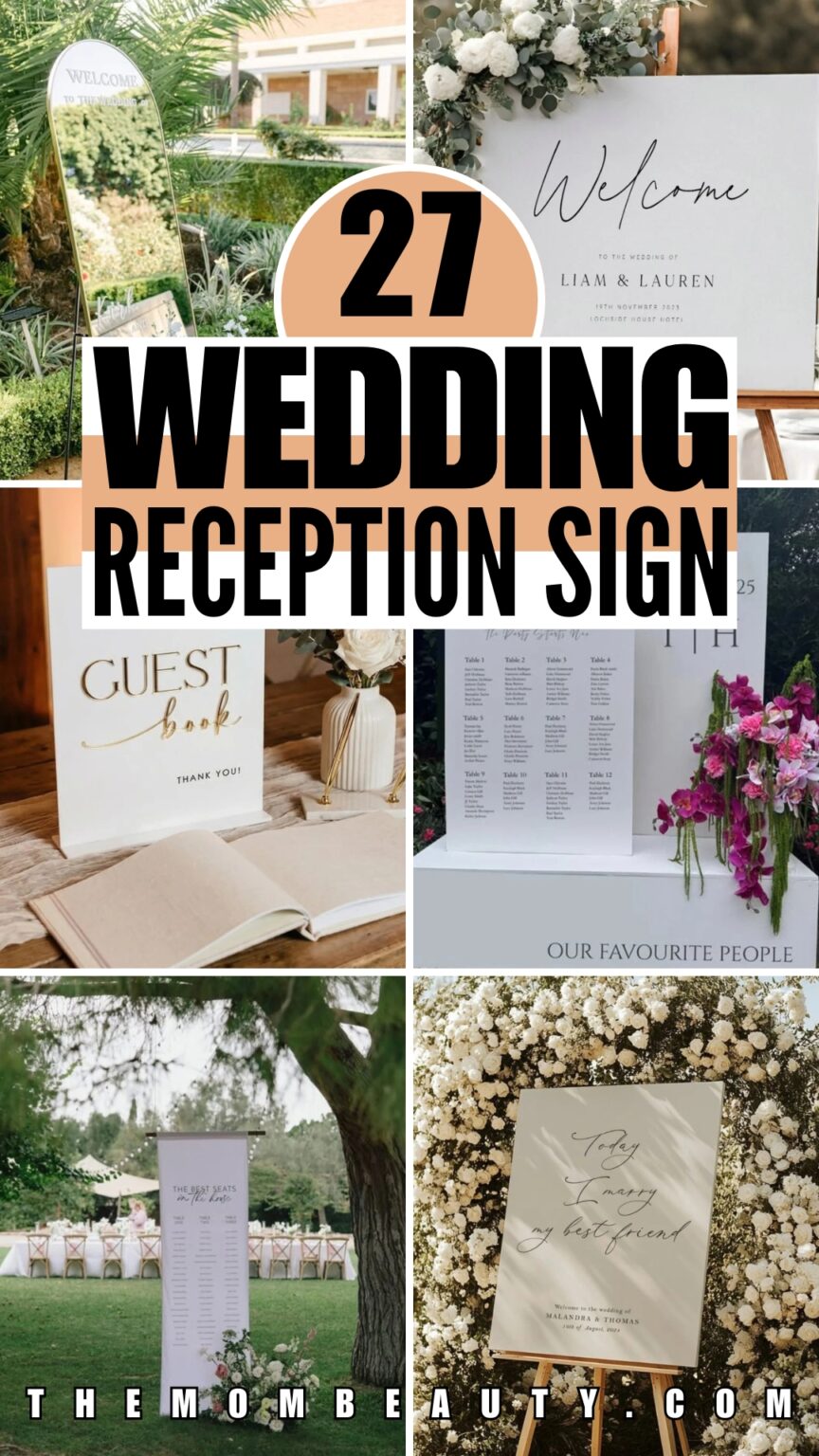 Wedding Reception Signs That Add So Much Personality to Your Big Day ...